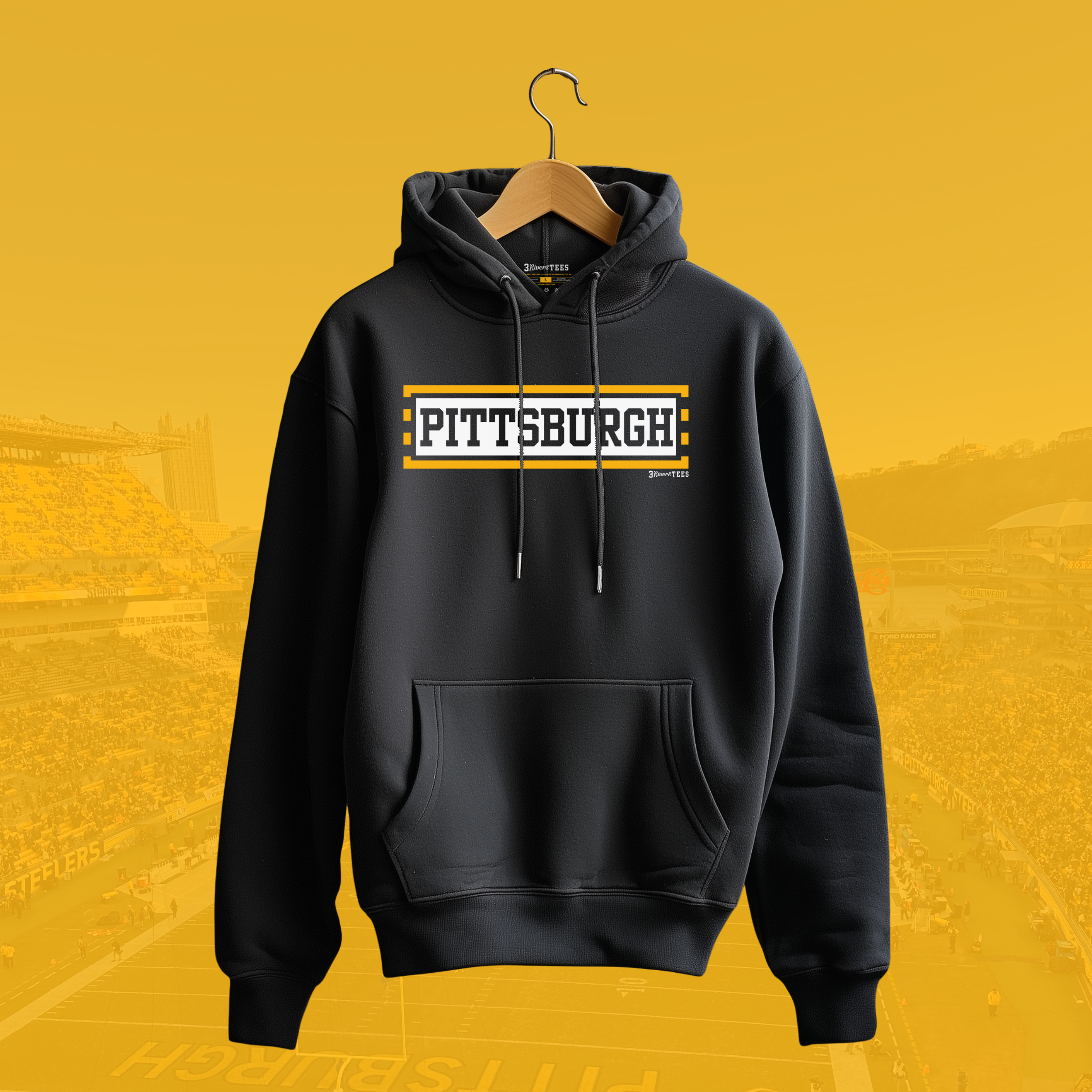 The Pittsburgh Bumblebee Edition Hoodie – 3RiversTees